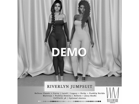 Second Life Marketplace - [WellMade] Riverlyn Jumpsuit DEMO
